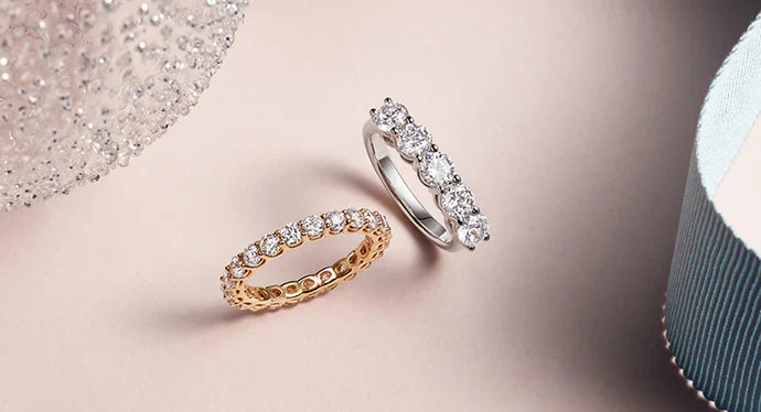 eternity ring wedding ring difference
